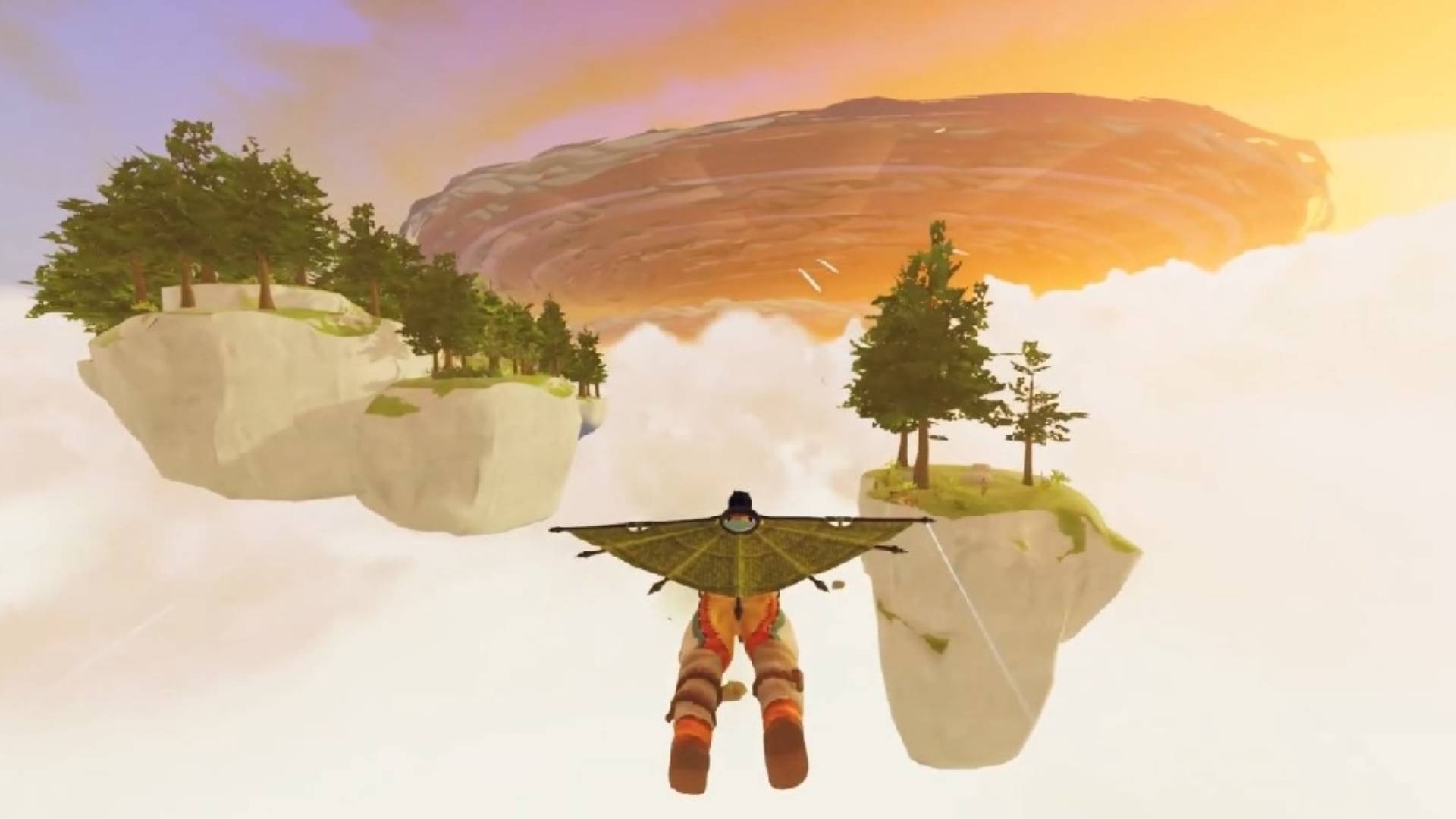 In diesem bezaubernden Survivalspiel erkundet ihr fliegende Inseln und ...