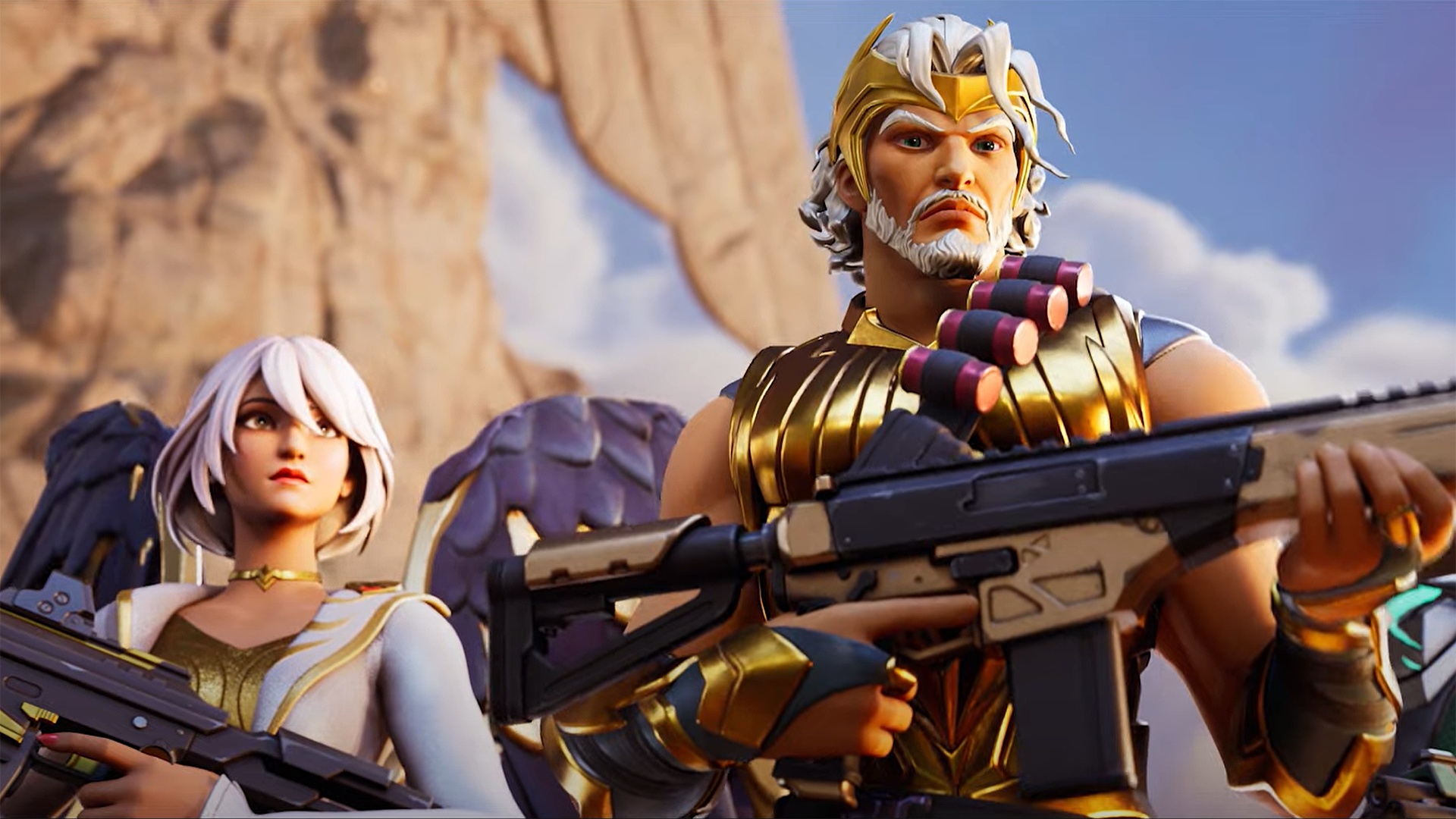 In Fortnite Chapter 5 Season 2 bekommen wir es mit Zeus und Hades zu tun