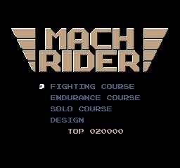 Mach Rider NES