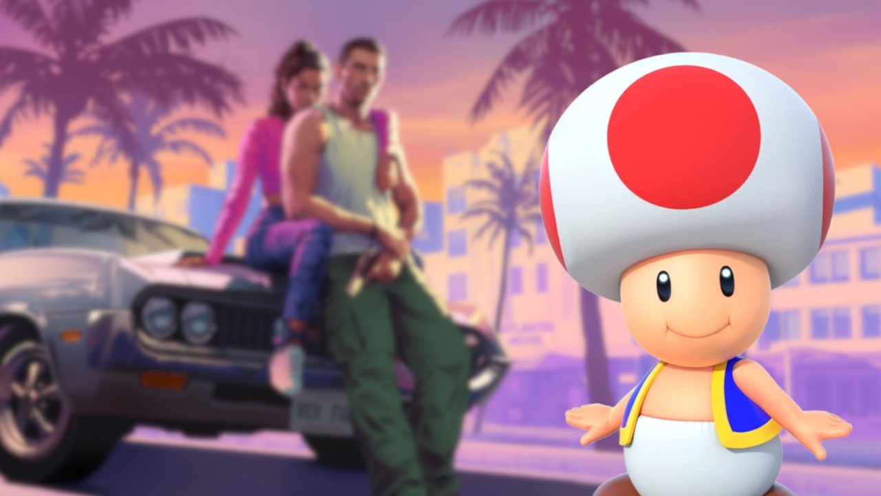 Mario Kart World-Spieler beobachtet, wie ein Toad einem armen Shy-Guy ...
