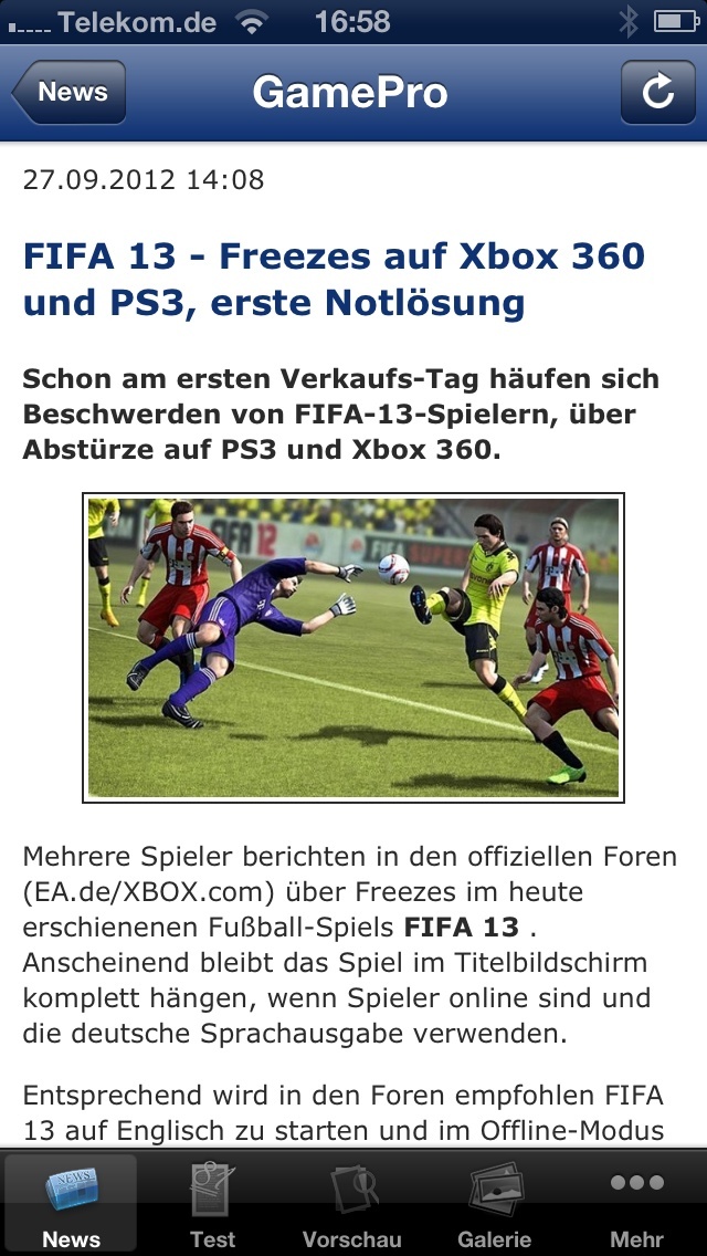 Neue Version der GamePro-News-App für iOS - Anpassungen für iOS 6 und ...