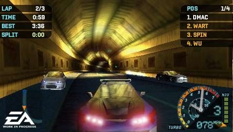 Need for Speed: Underground Rivals PSP
