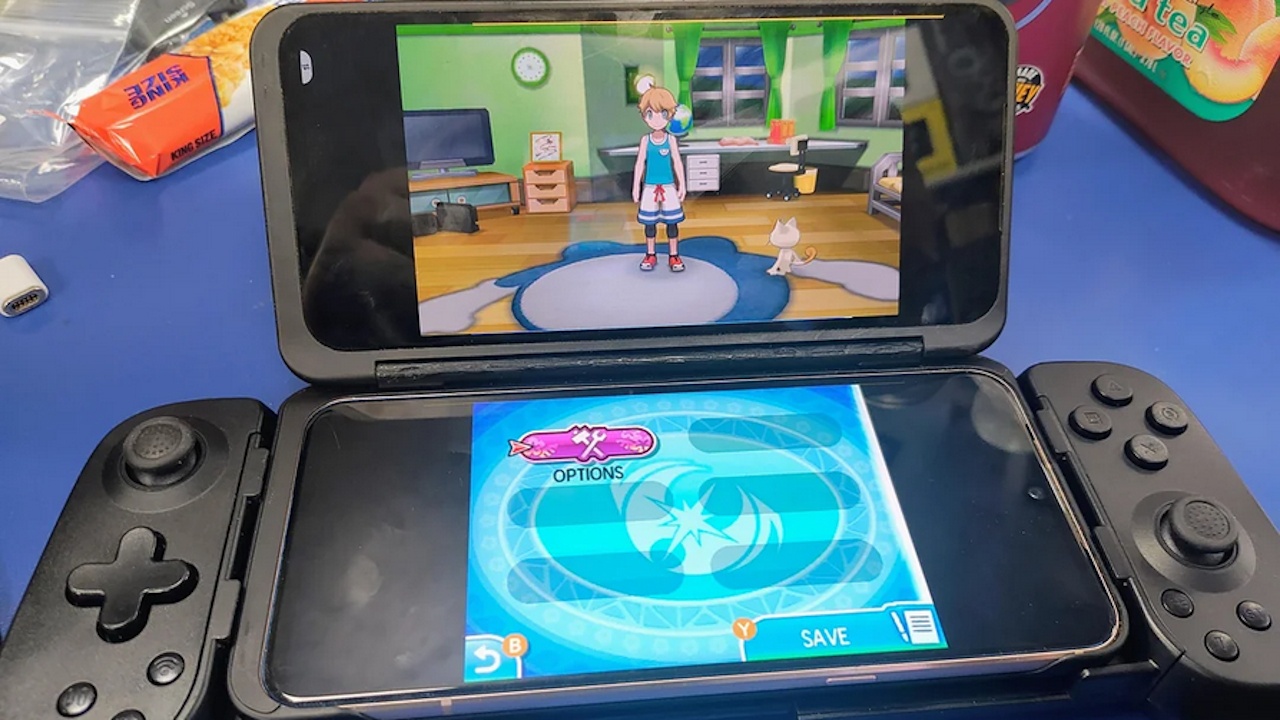 Genialer 'Nintendo 2DS XXL' besteht aus einem alten Handy und ollen ...