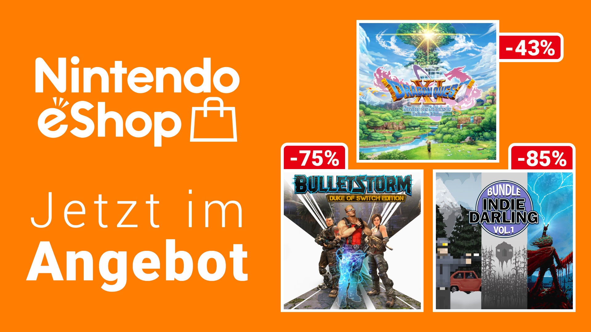 Nintendo eShop – Neue Angebote für die Switch mit bis zu 85% Rabatt