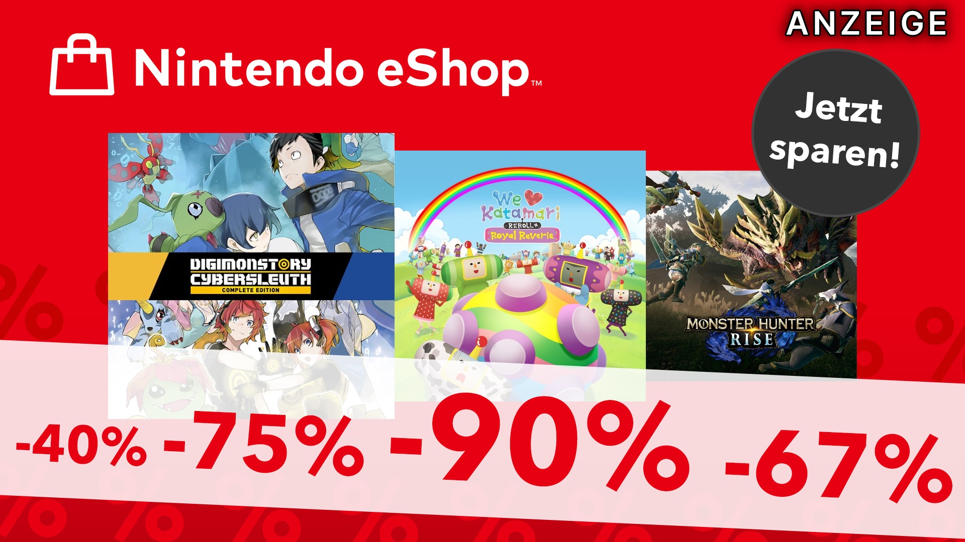 Bis zu 90% auf Switch-Spiele: Wir haben euch 10 Highlights aus den über 2000 neuen Angeboten im ...