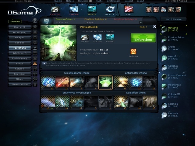 OGame - Screenshots