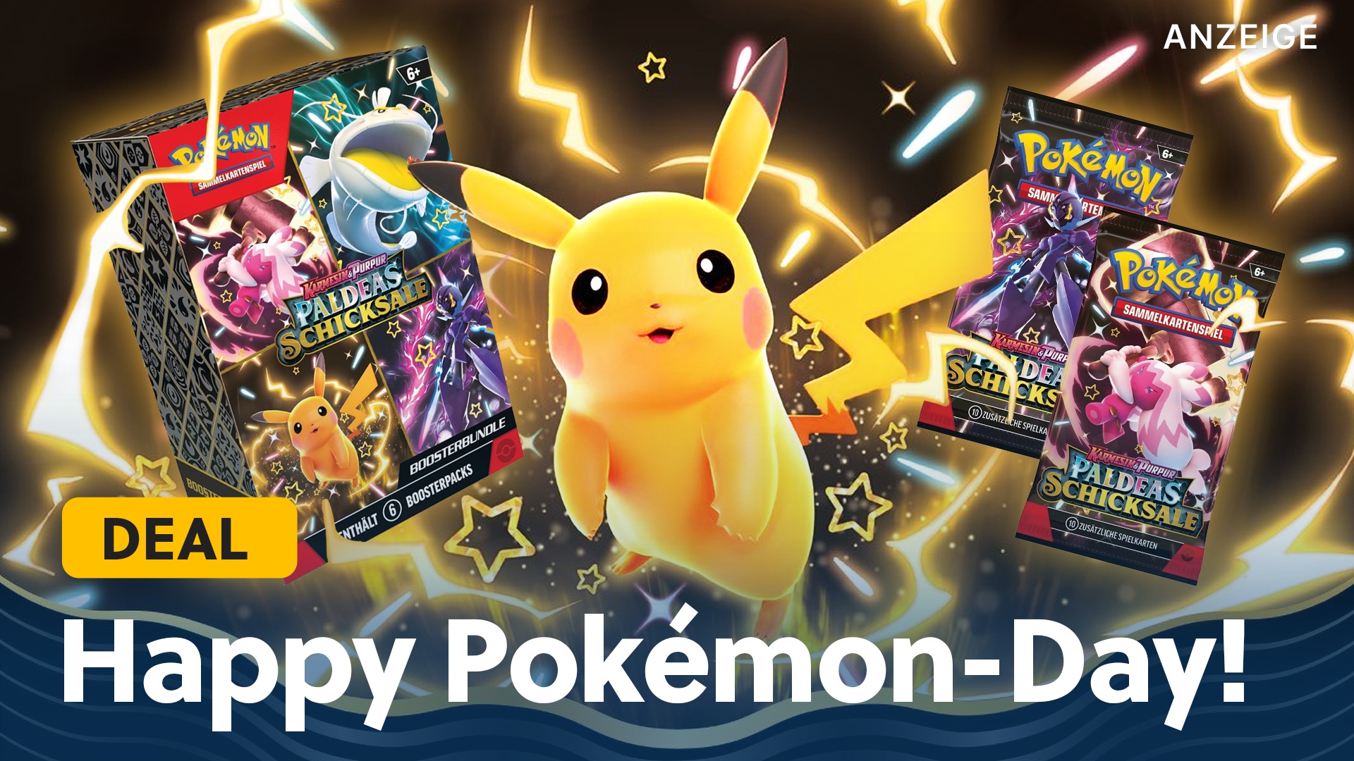 Feiert den Pokémon-Day mit reichlich Pokémon-Karten: Im Boosterbundle ...