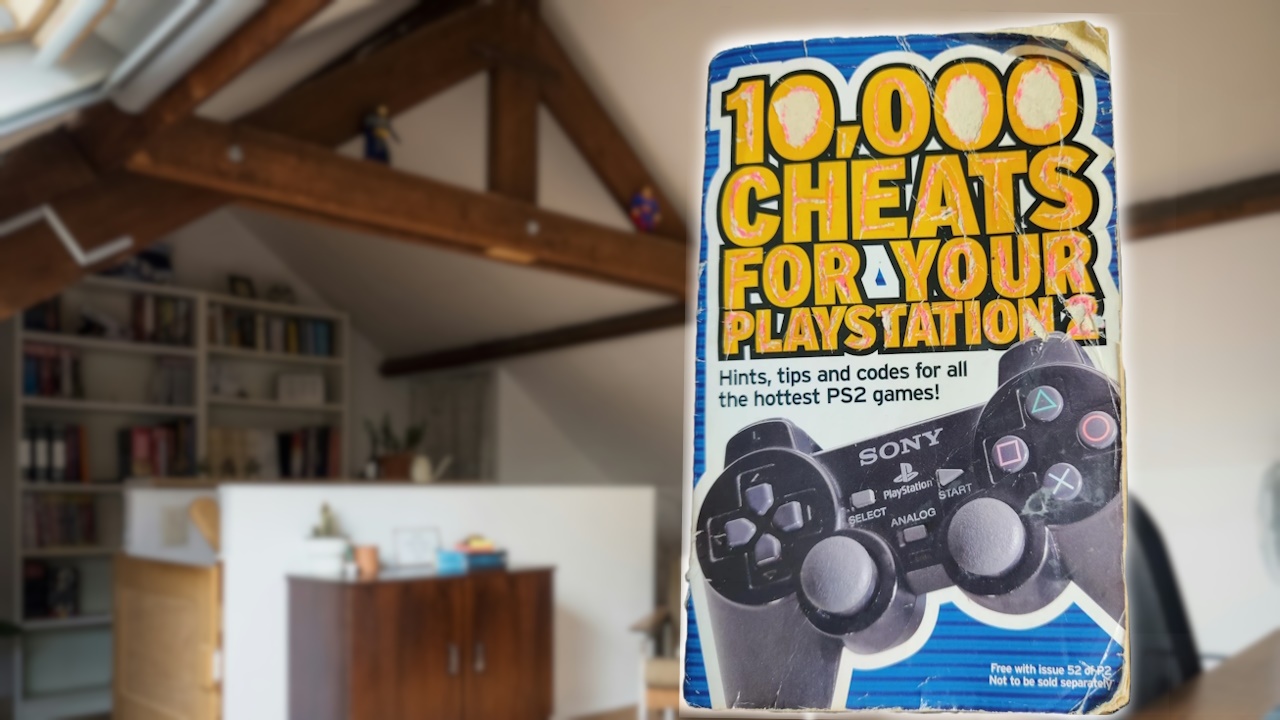 Spieler mistet seine Bude aus und findet zufällig altes PS2-Cheat-Buch ...