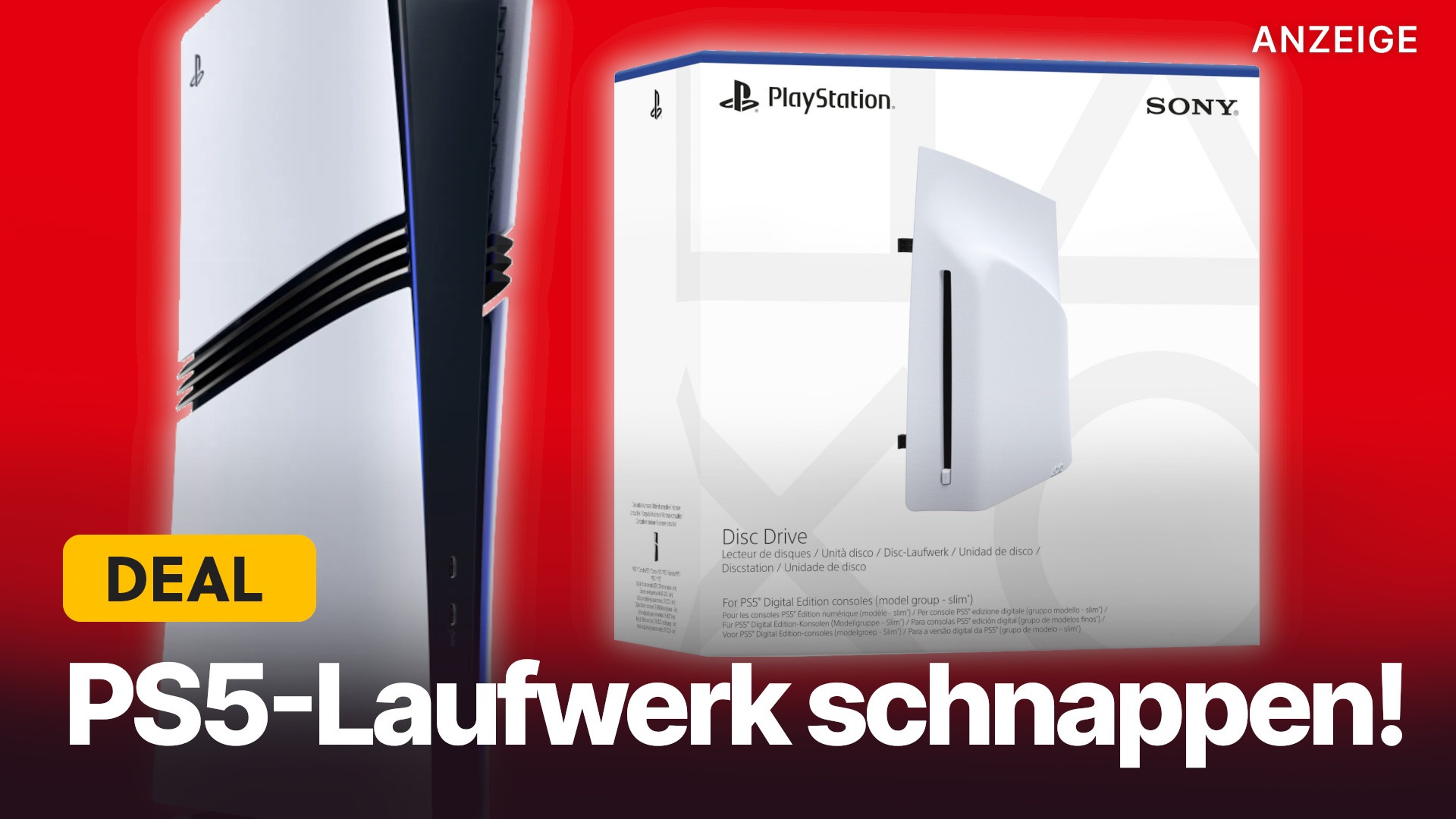 PS5 Disc-Laufwerk endlich wieder verfügbar: Schnappt es euch jetzt ...