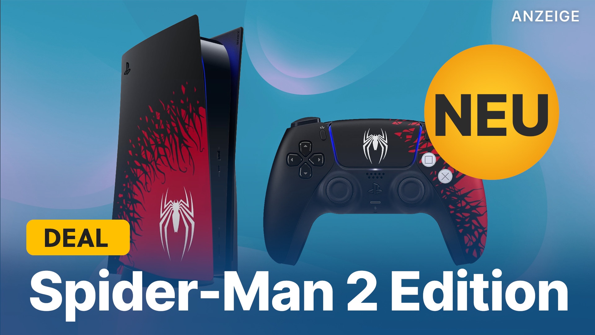 Spider-Man 2 Limited Edition: PS5 und DualSense Controller in neuem Design jetzt vorbestellen