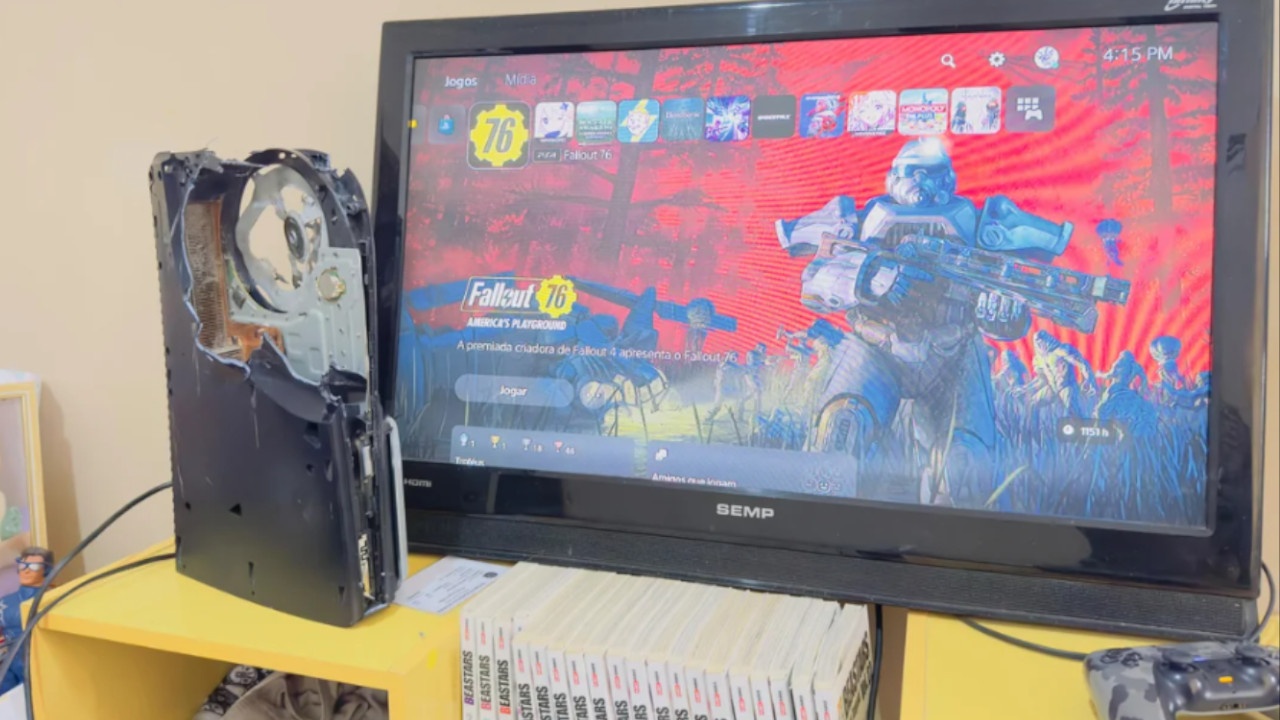 PS5-Gamer zeigt seine völlig zerstörte Konsole und die Community ...