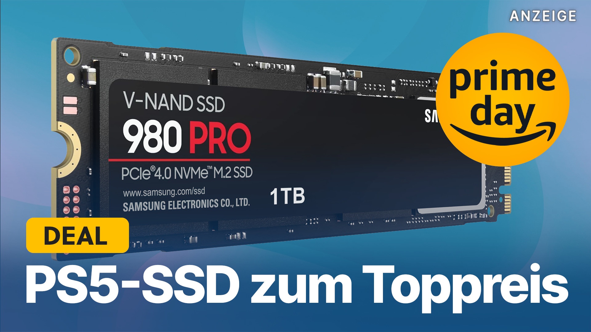 PS5-SSD im Prime Day-Angebot: Die Samsung 980 Pro ist schon jetzt um ...