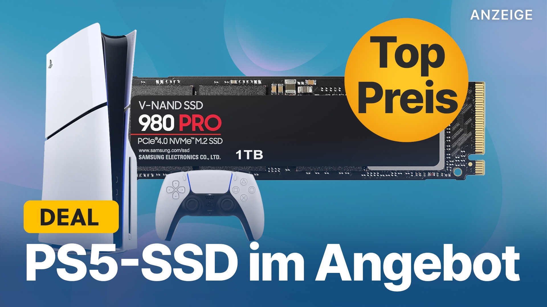 PS5-SSD von Samsung im Angebot: 1TB schnellen Speicher nur für kurze ...