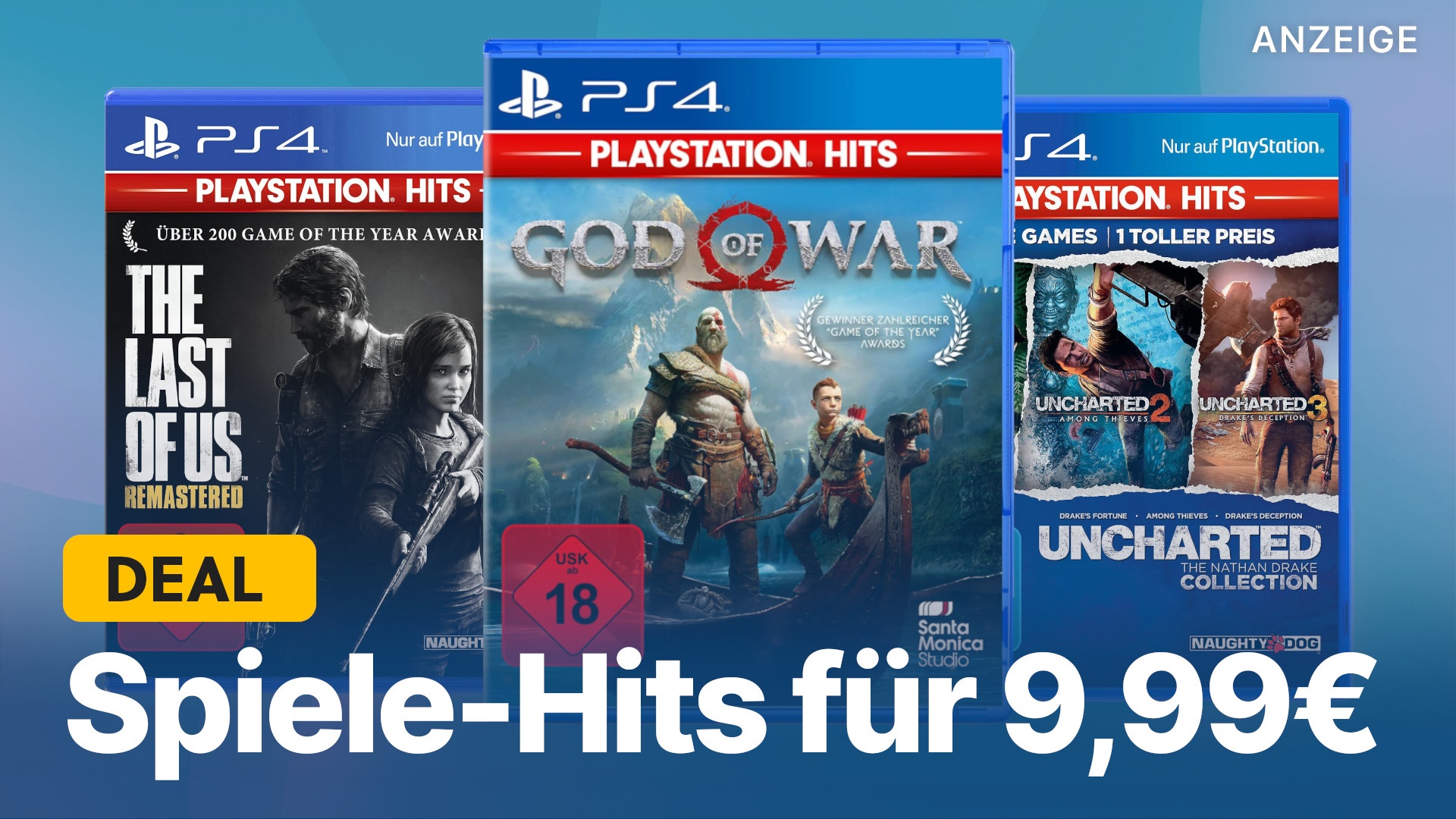 Top-Angebot für PS4 & PS5: 10 der wichtigsten PlayStation-Spiele könnt ihr jetzt für 9,99€ bekommen