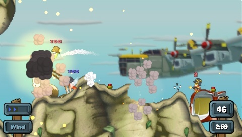 Worms Open Warfare 2 PSP