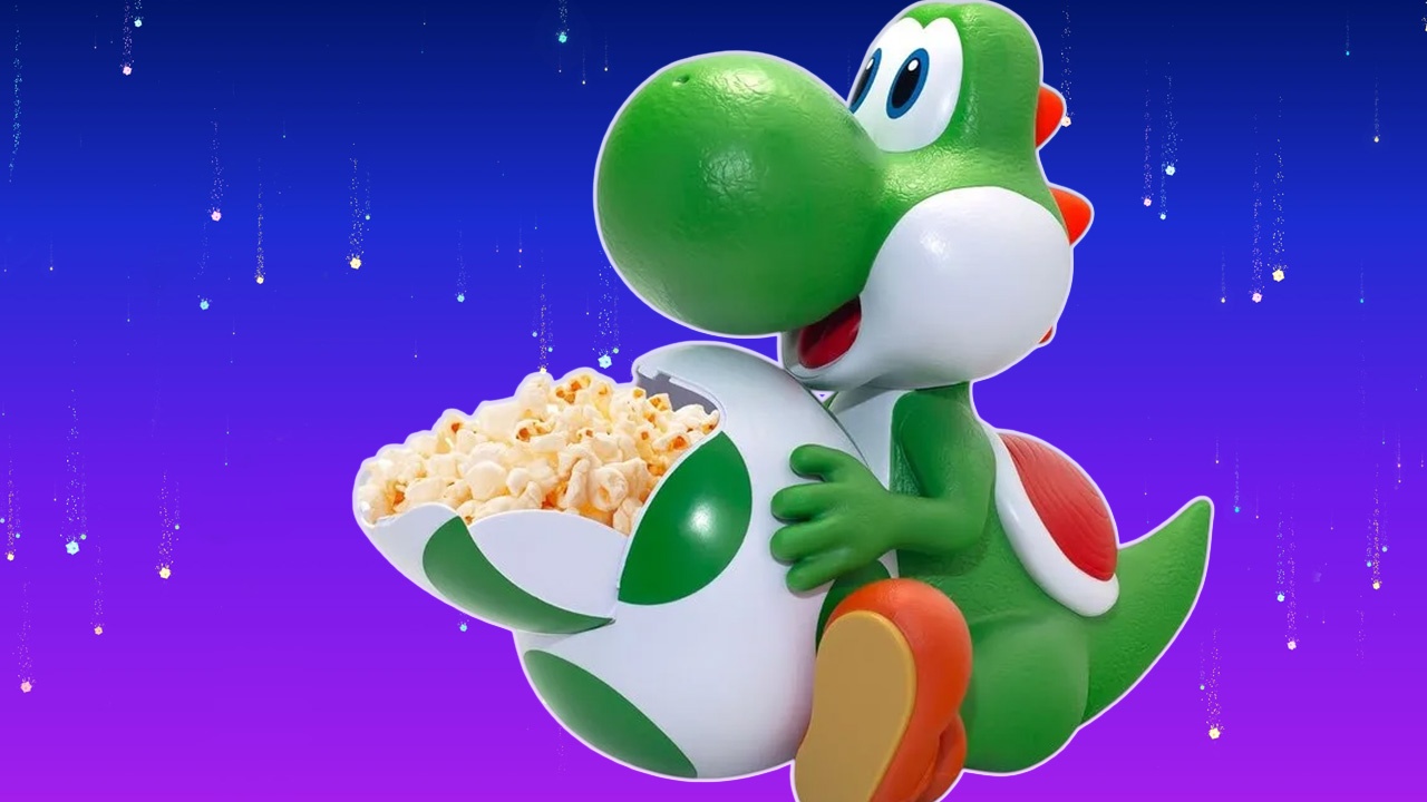Diesen Yoshi-Popcorn-Eimer brauche ich unbedingt für den Mario Galaxy ...